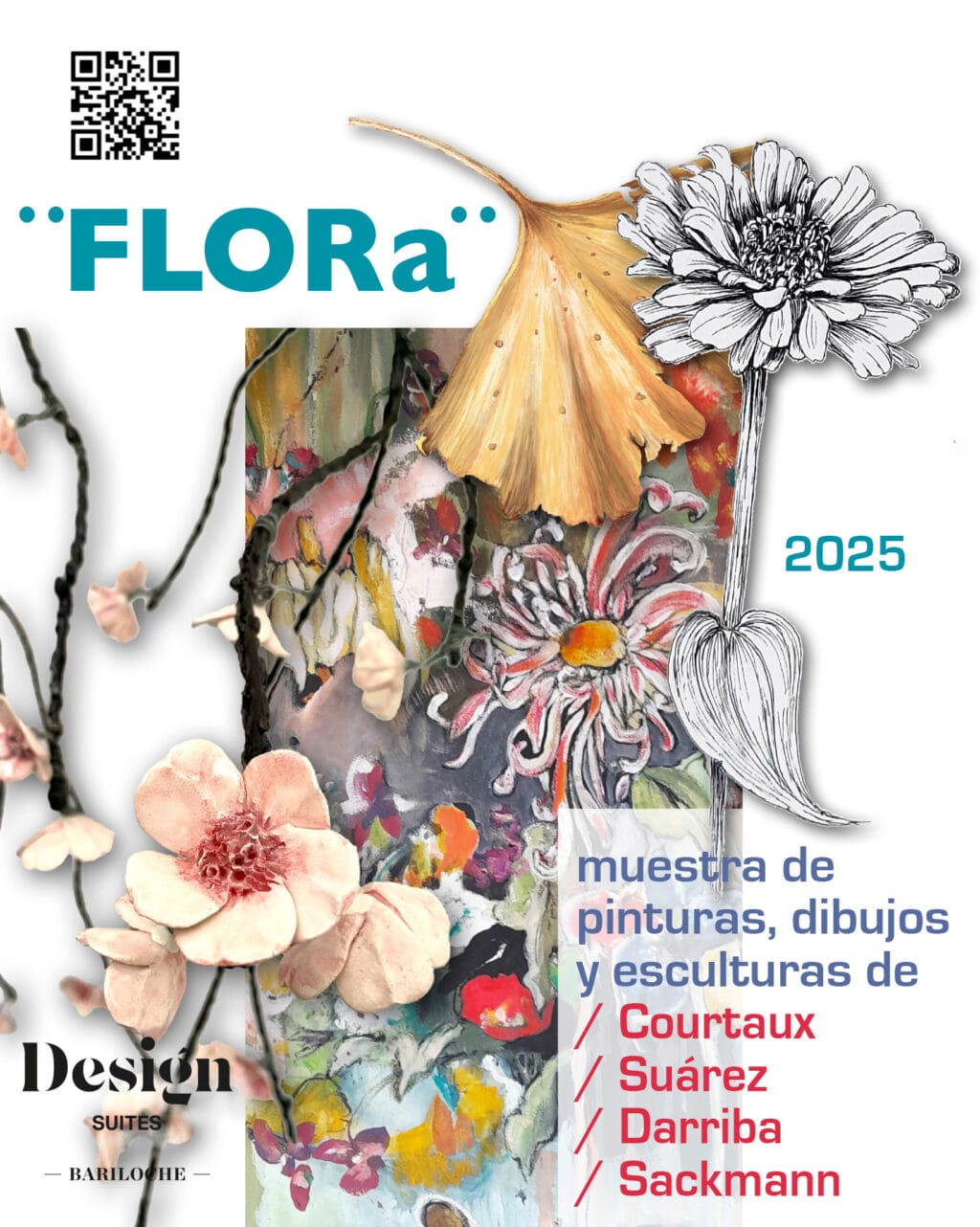 ¨FLORa¨ Muestra de pinturas, dibujos y esculturas – Barilochealdia
